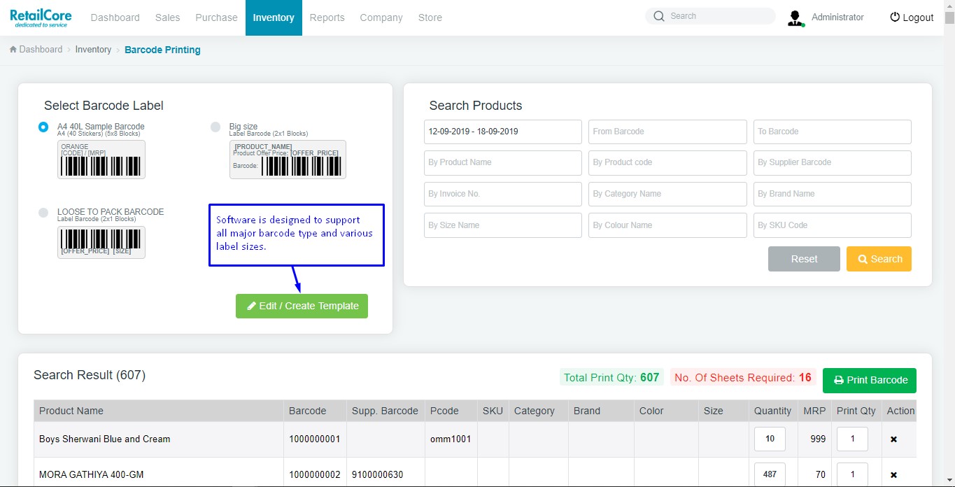 Top Benefits of Barcodes in Retail, Warehouse, Inventory Tracking | RetailCore Software