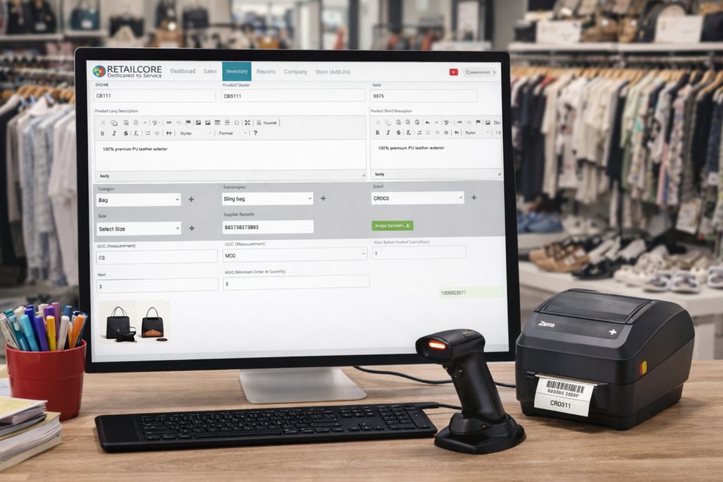 Apparel Inventory Management: Master Size-Color-Style Matrix